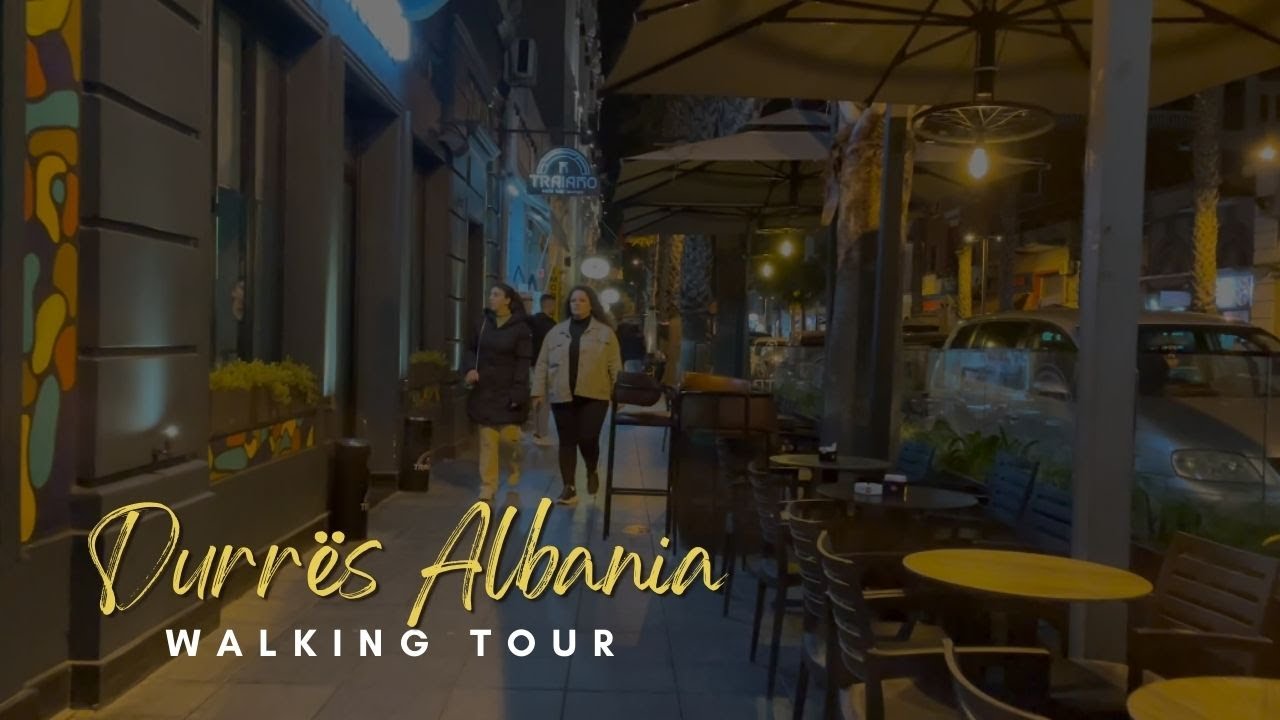 Walking Tour by Night / Durrës City Hall - Ventus Harbor/ 2023 - YouTube