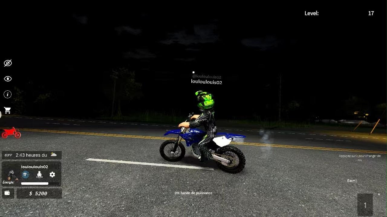 Je teste un jeu de moto bike life sur roblox (rbl bike life réaliste ...