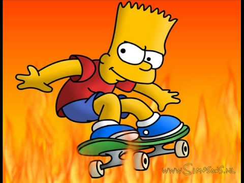 ghost rider es bart simpson - YouTube
