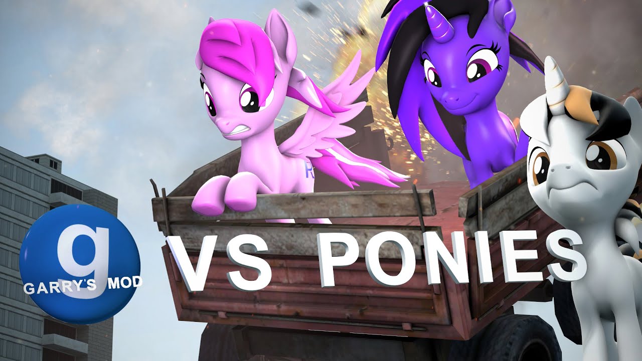 [SFM/PMV] Garry's Mod VS Ponies - Noclipping to Garry's mod - YouTube