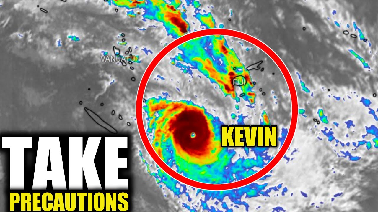 Kevin Cyclone Affecting Fiji, Fiji Weather News Today - YouTube