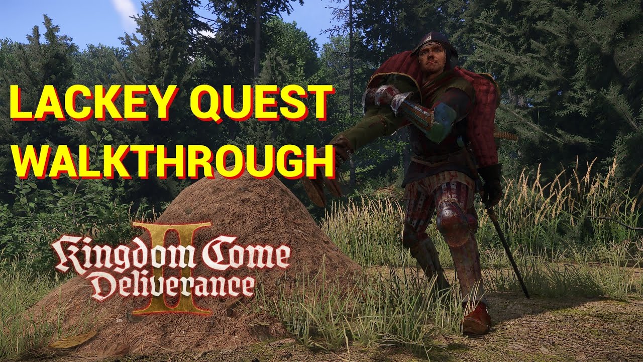 Lackey Quest Walkthrough (save and carry Gamekeeper Vostatek) Kingdom ...
