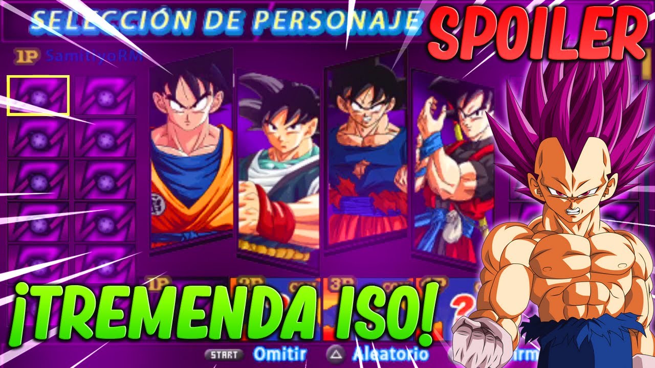 🤓 ¡ANALICEMOS LA ISO FULL BUGS! | Dragon Ball Z Tenkaichi Tag Team ...