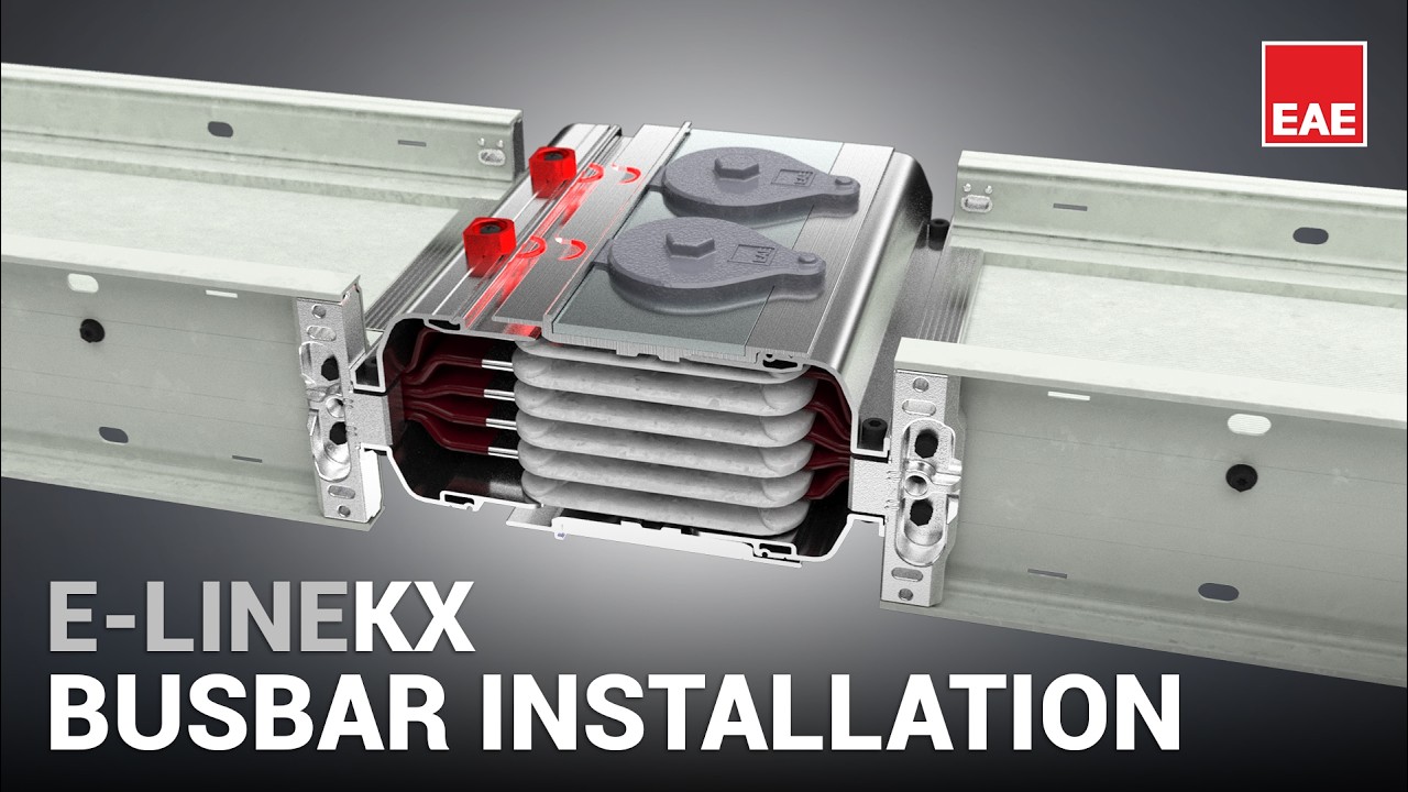 Busbar Trunking Installation | E-Line KX | EAE Electric - YouTube