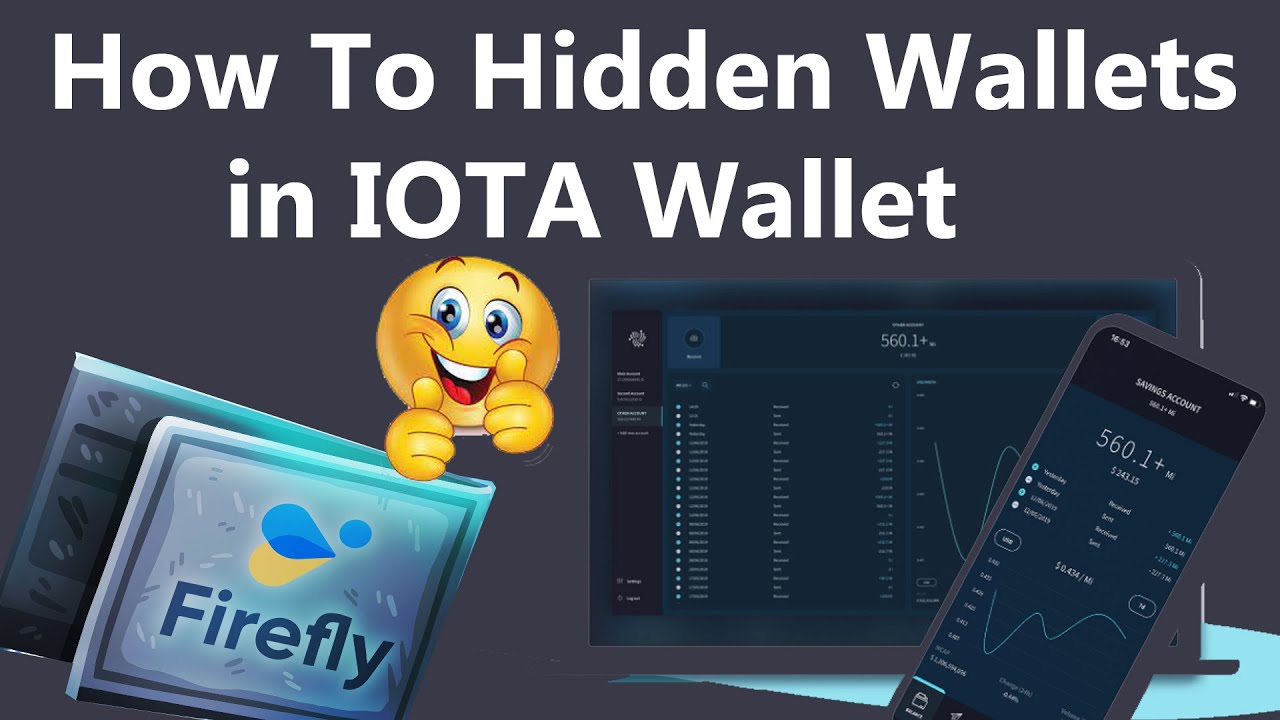 How To Hidden Wallets in IOTA Wallet | Firefly Wallet Tutorial - YouTube