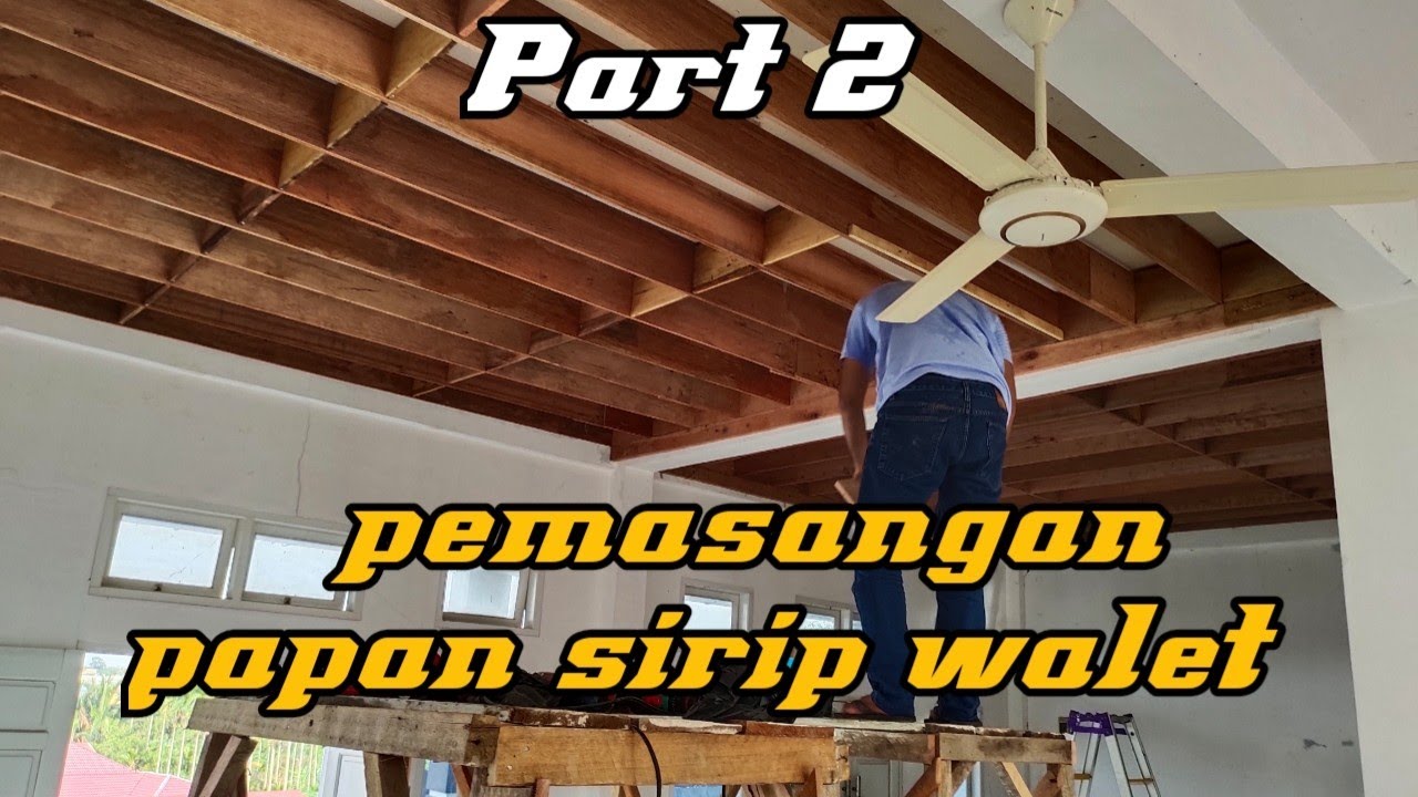 Proses pemasangan papan sirip walet RBW binaan ke 4 part 2#burung # ...