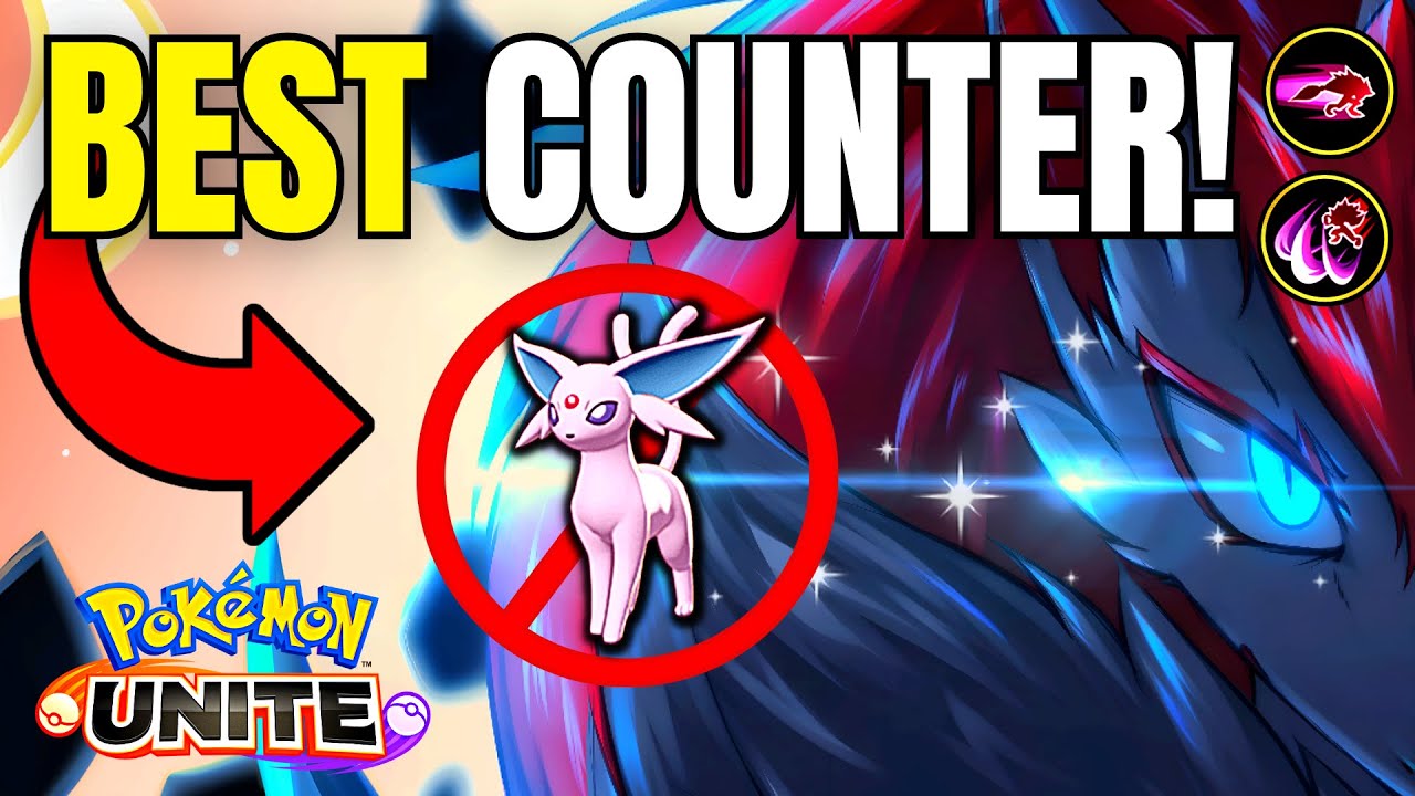 Zoroark Is The BEST Espeon Counter + Stun Enemy Team | Pokemon UNITE ...