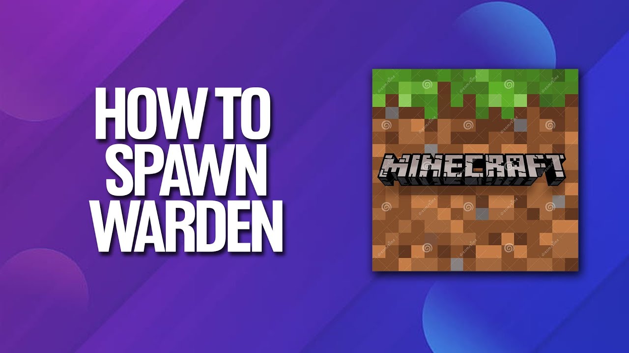 How To Spawn Warden In Minecraft Tutorial - YouTube