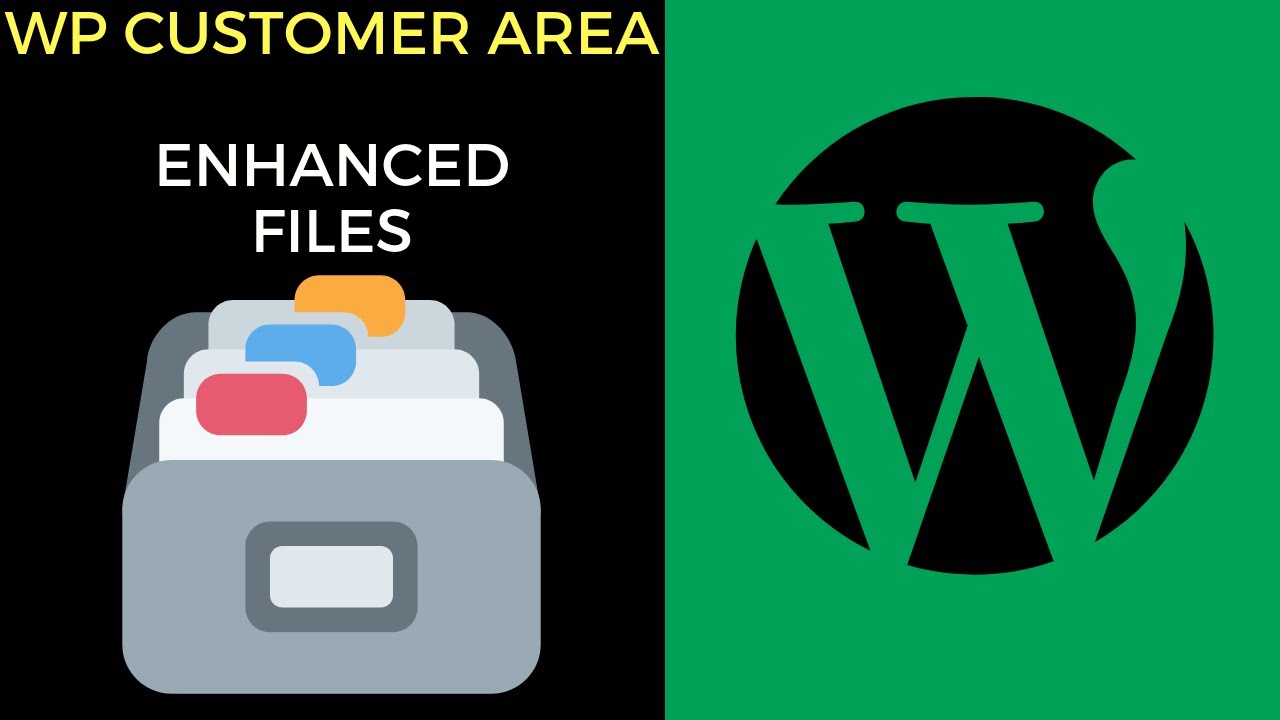 WP CUSTOMER AREA ENHANCED FILES - YouTube