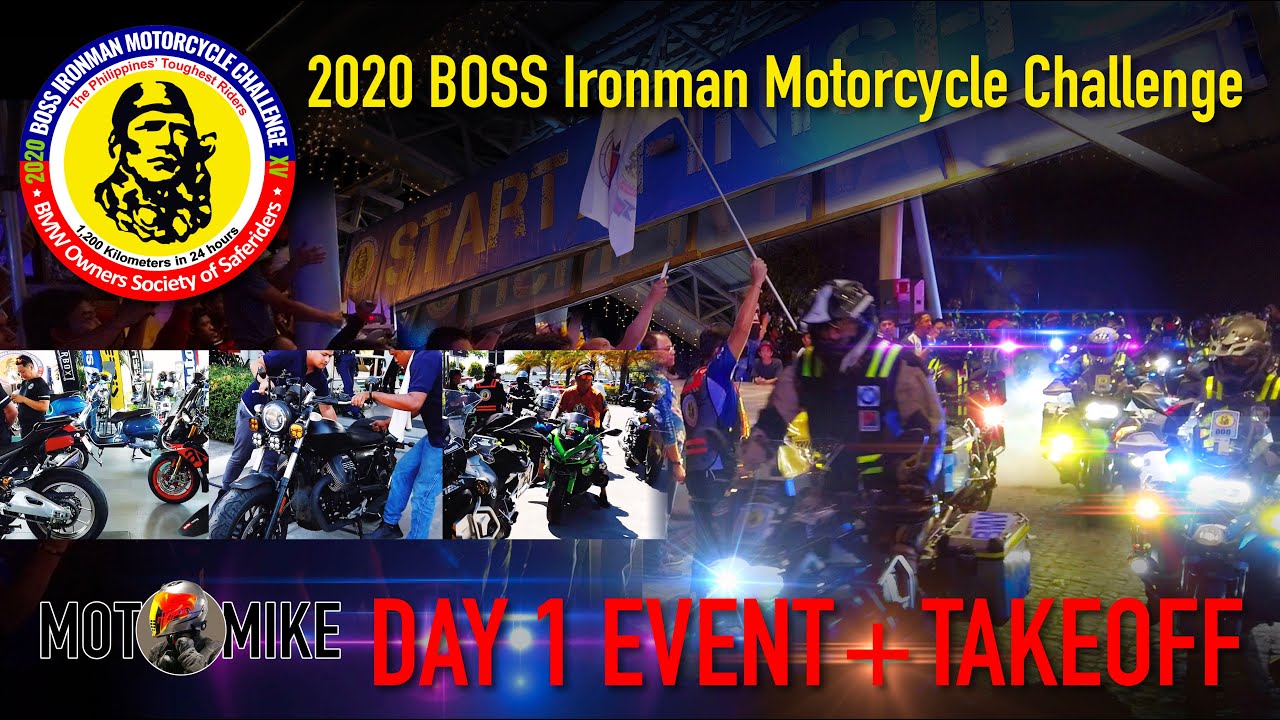 BOSS Ironman Motorcycle Challenge | EVENT + TAKEOFF - YouTube