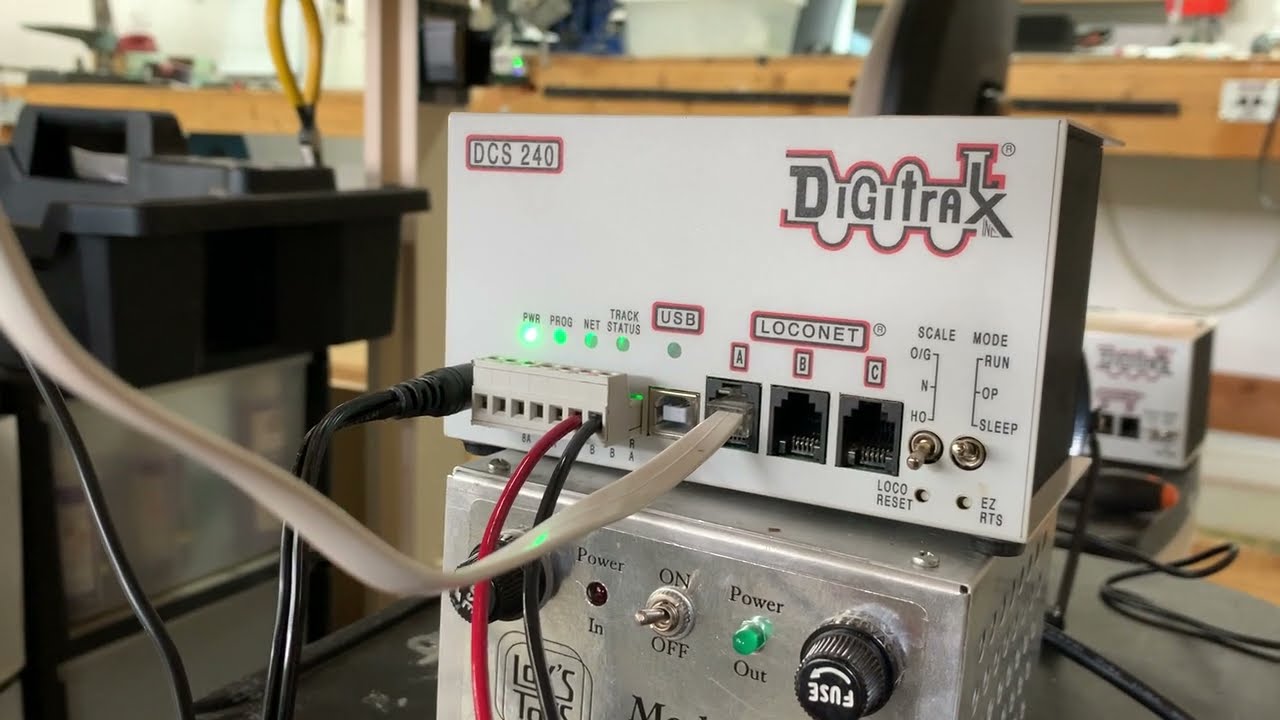 Digitrax DCS240 stuck in "Update Firmware" mode - YouTube
