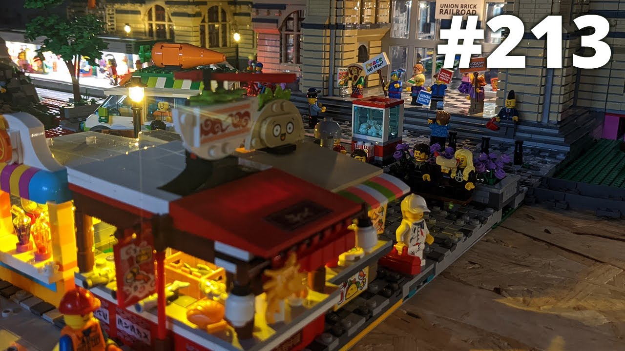 Es kommt Leben auf den Marktplatz! • BRICK WORLD LEGO® UPDATE (213 ...