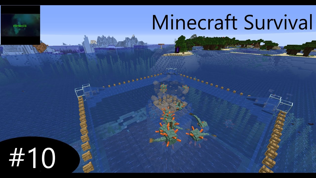 Guardians and Fall Damage | Minecraft Survival Episode 10 - YouTube