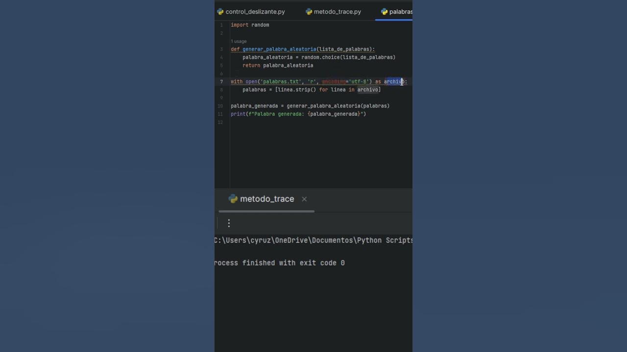Mejora tu Python: Cómo Crear un Generador de Palabras Aleatorias con Archivos TXT | Guía Paso a ...