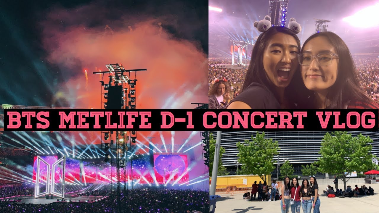 BTS METLIFE D-1 CONCERT VLOG - YouTube