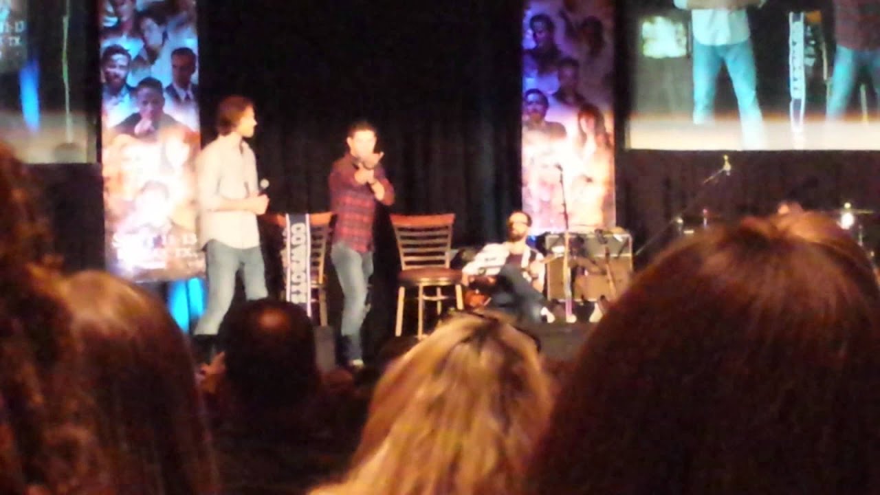 Jensen explains how cut vamp heads off Dallas 2015 - YouTube