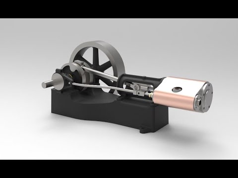 A J Weed Half Scale 1/4HP Steam Engine - YouTube