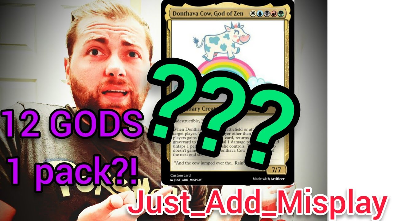 MTG GOD BOOSTER PACK! 12 GODS in 1 Pack! Kaldheim (#03) - YouTube