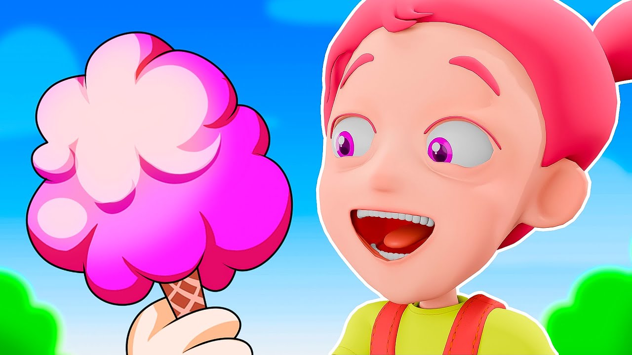 Yummy! Cotton Candy Song | Best Kids Songs and Nursery Rhymes - YouTube