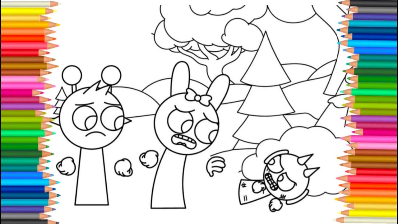 SPRUNKI New Coloring Pages / How to Color All ORIGINAL SPRUNKI vs All ...