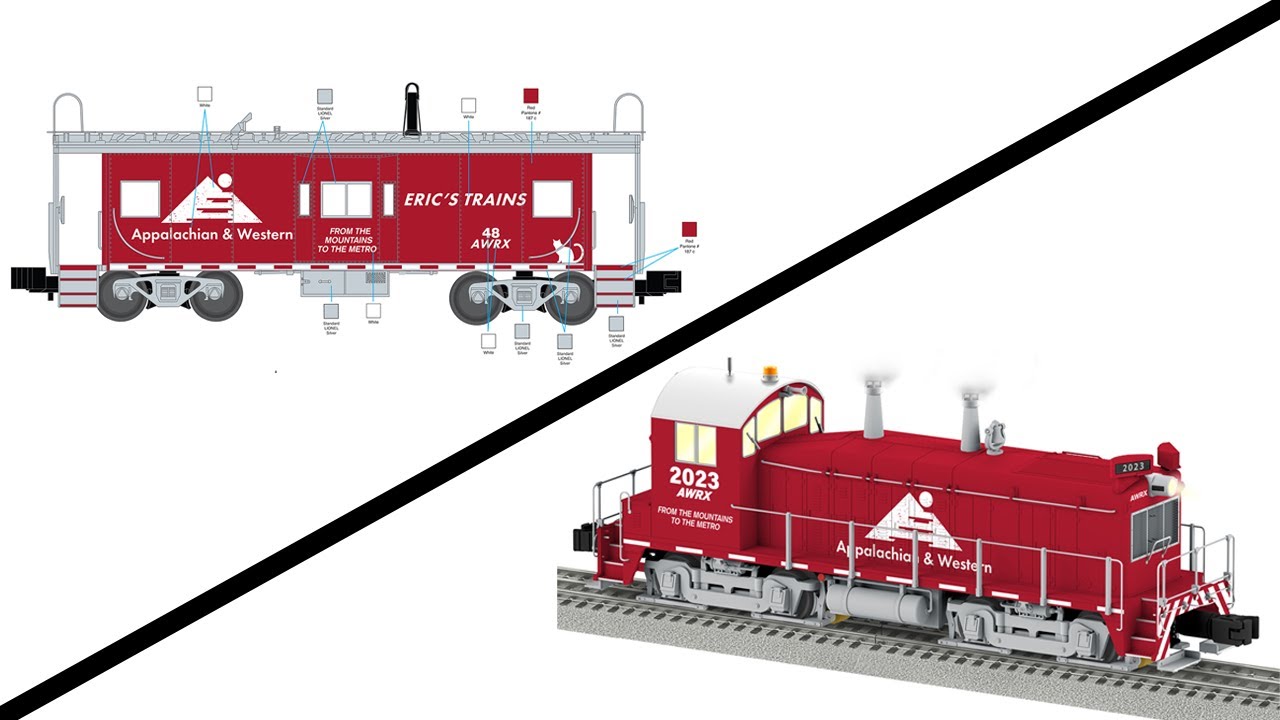 2023 Eric's Trains Lionel Custom Switcher Engine & Caboose! Pre-Order ...