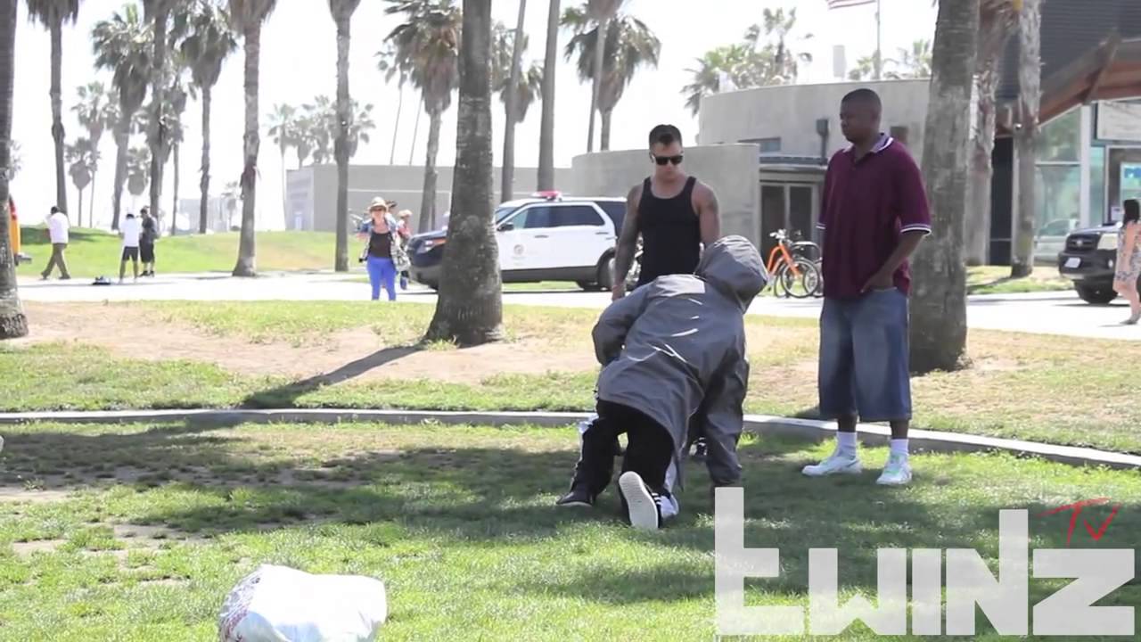 Homeless Man Gets Bullied in Public - Social experiment - YouTube