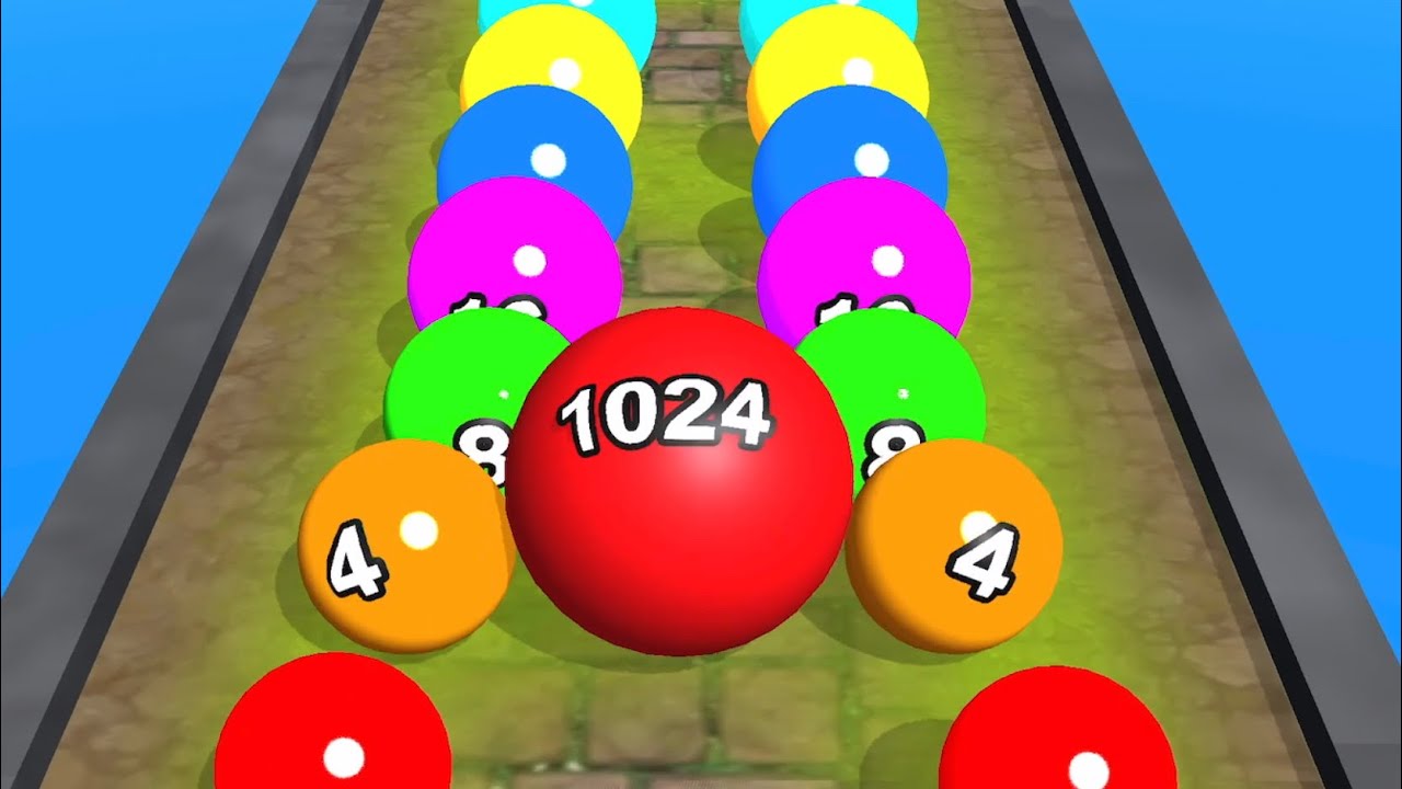 2048 Colors Ball Run 💸🎱 ️MAX LEVELS!! All Levels Gameplay Walkthrough ...