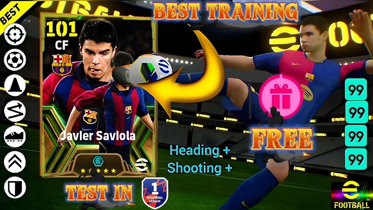 Free 101 Saviola 🤯 Tutorial And Gameplay Efootball 2025 Mobile! - YouTube