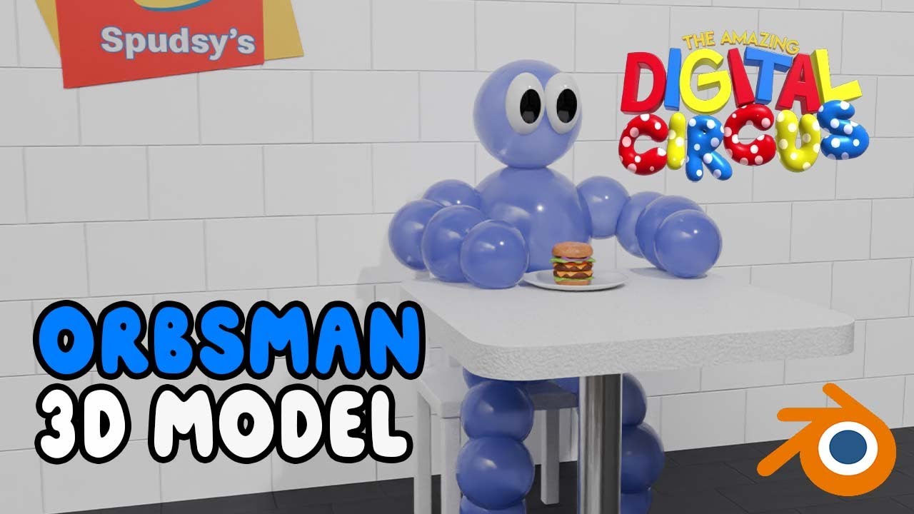 Unschooling with Fin - Orbsman 3D Model from Amazing Digital Circus ...