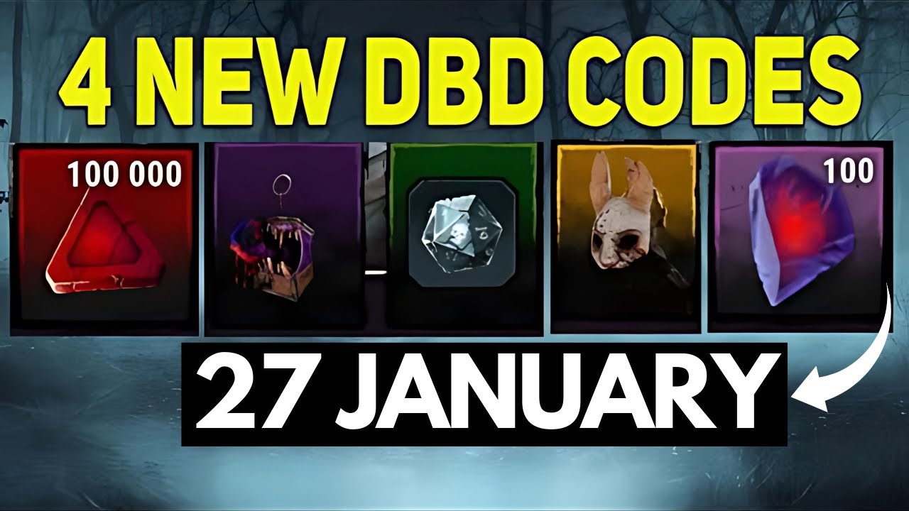 DEAD BY DAYLIGHT CODES JANUARY 2025 (NEW WORKING CODES)DBD REDEEM CODES ...
