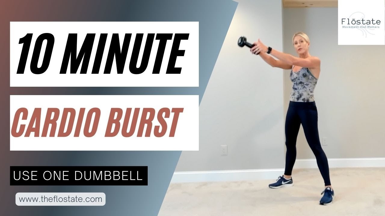 One Dumbbell Cardio Burst! (10 Min) - YouTube