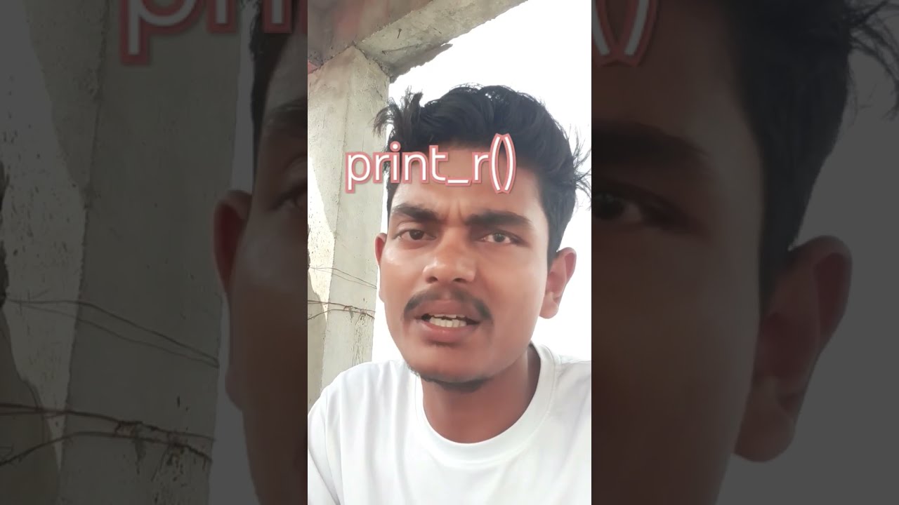 Use Of Print r Function In Php php YouTube Use Of Print r Function In Php php YouTube