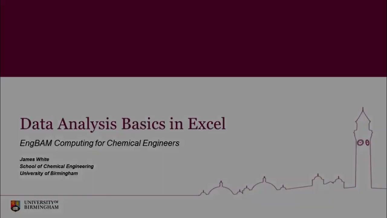 Data Analysis Basics in Excel - YouTube