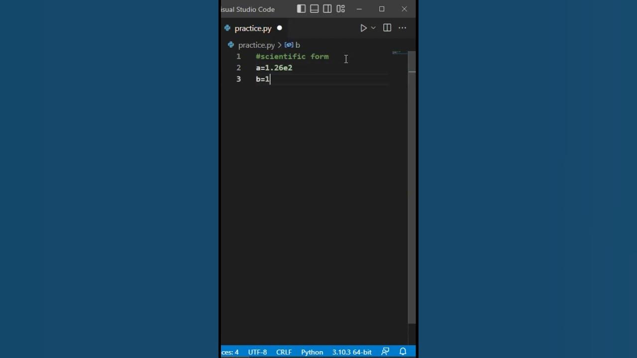 How Print Scientific Formpython Pythonforbeginners Pythoncode Pythonshorts Code Youtube