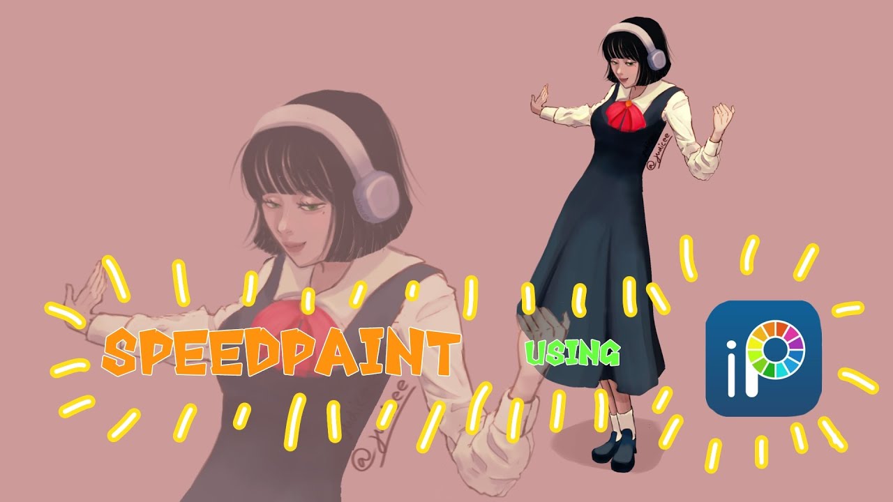 Graceful Twist | SPEEDPAINT | • Ibispaint - YouTube