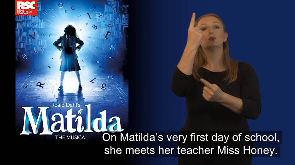 Matilda Synopsis in BSL - YouTube
