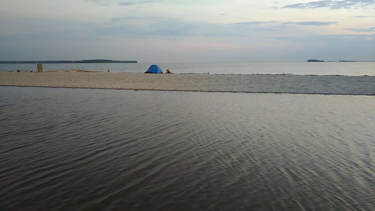 Ob sea in the evening, the wild beach - YouTube