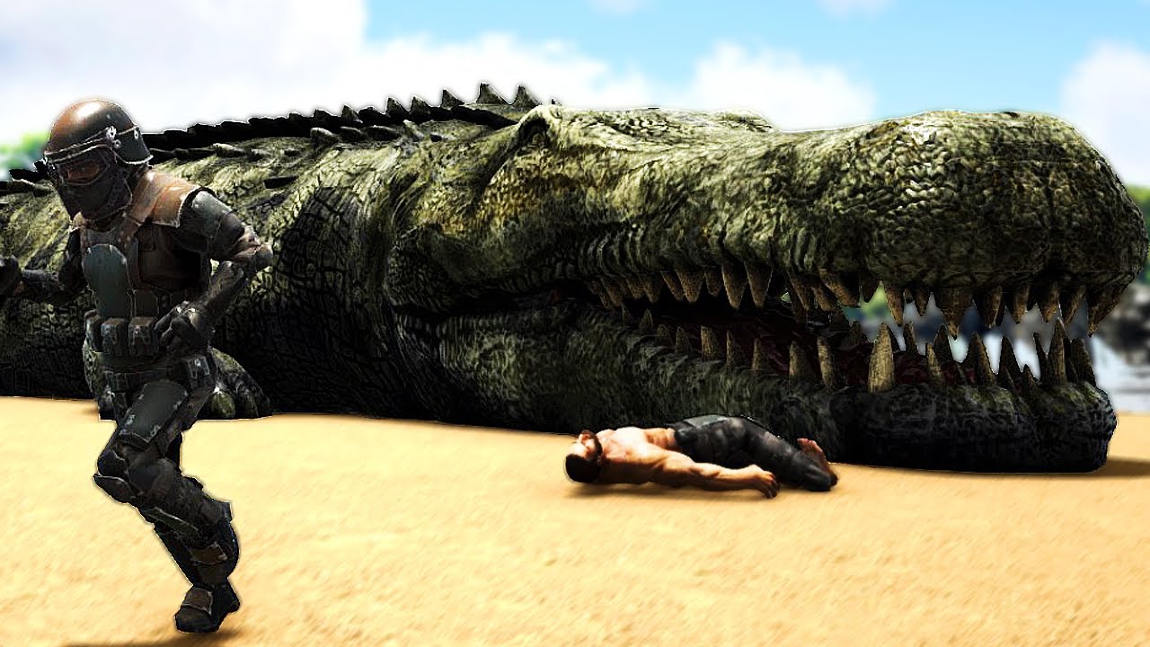 ARK SURVIVAL - A CAÇADA AO PURUSSAURUS, ENCALHAMOS O BARCO - YouTube