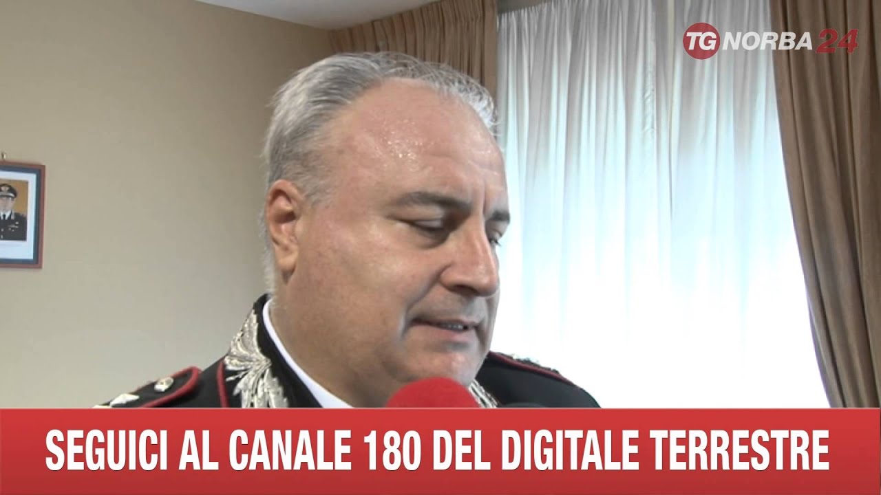 MATERA ROBERTO FABIANI NUOVO COMANDANTE CARABINIERI - YouTube