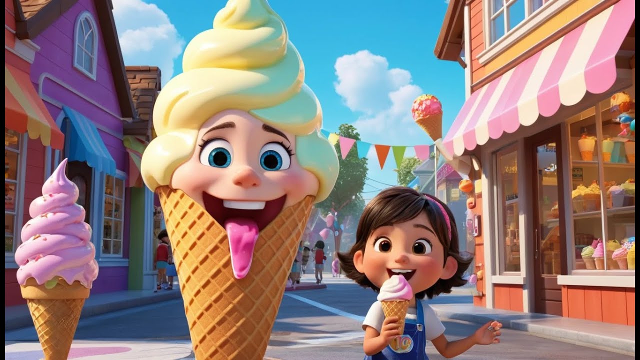 The Ice Cream Bridge Melts Away Rhyme Song | Popular Nursery Rhyme ...