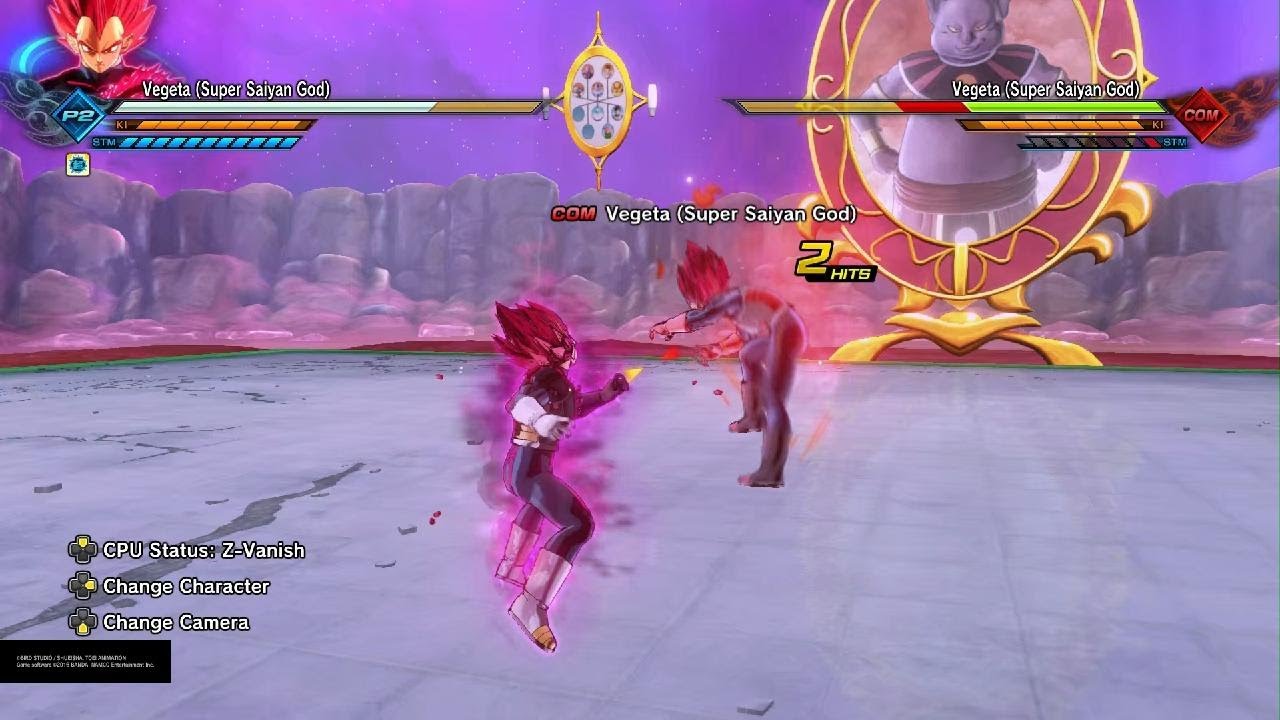 Basic SU SSJ God Vegeta Combo - YouTube