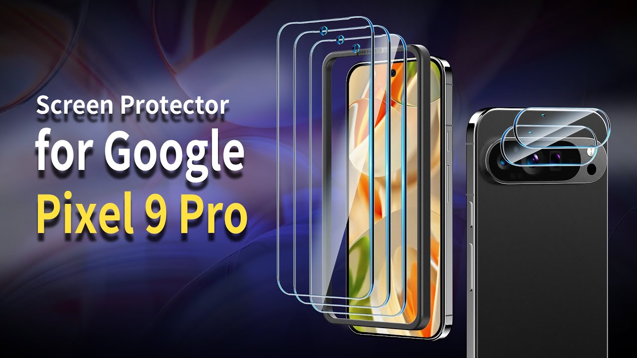 Google Pixel 9 Pro Tempered Glass Screen Protector Installation Effect ...