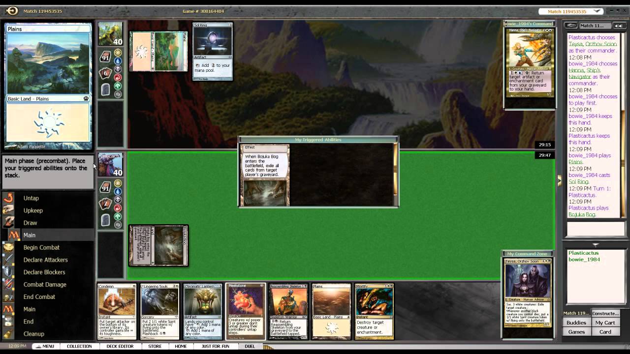 MAGIC Online -- Commander -- Teysa Vs. Thada and Hanna (Best Friends ...