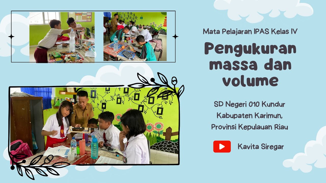 Pengukuran massa dan volume kelas IV SD - YouTube