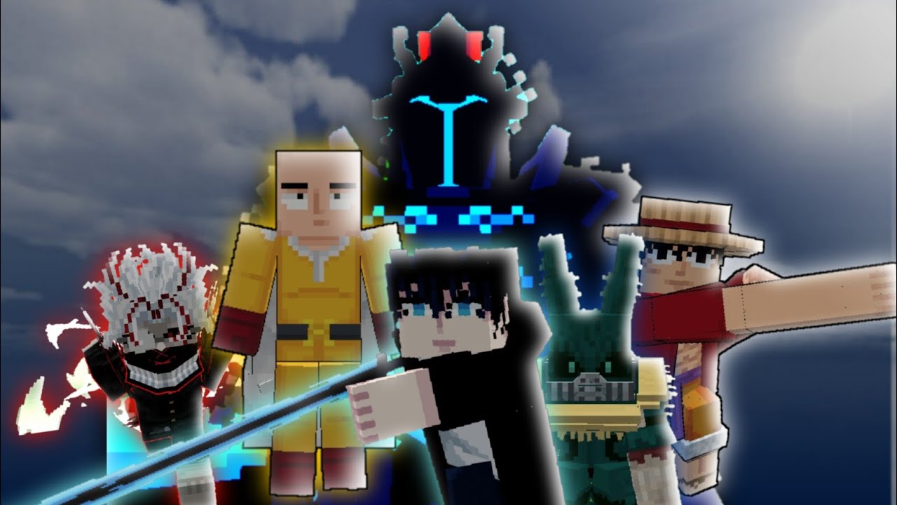 ALL CHARACTER ANIME IN MINECRAFT...| ANIME LAZINESS ADDON | MINECRAFT ...