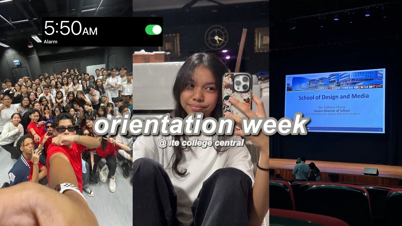 college diaries ୨୧ : orientation week, waking up at 5am, fun activities ...