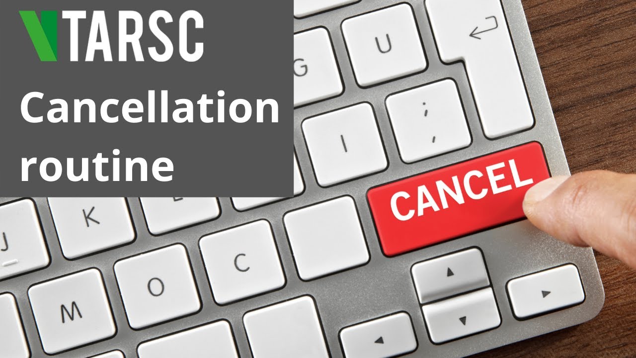 vTarsc Cancellation Routine - YouTube