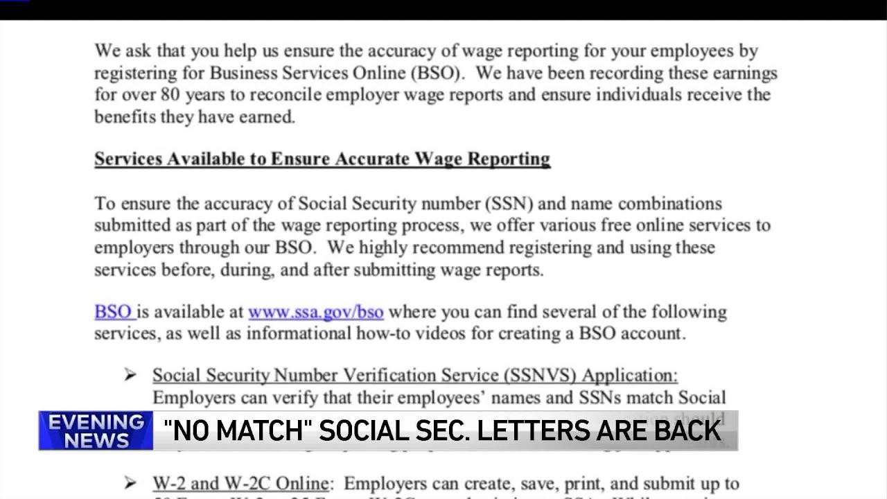 Immigrant groups say `no-match` Social Security letters just a scare ...