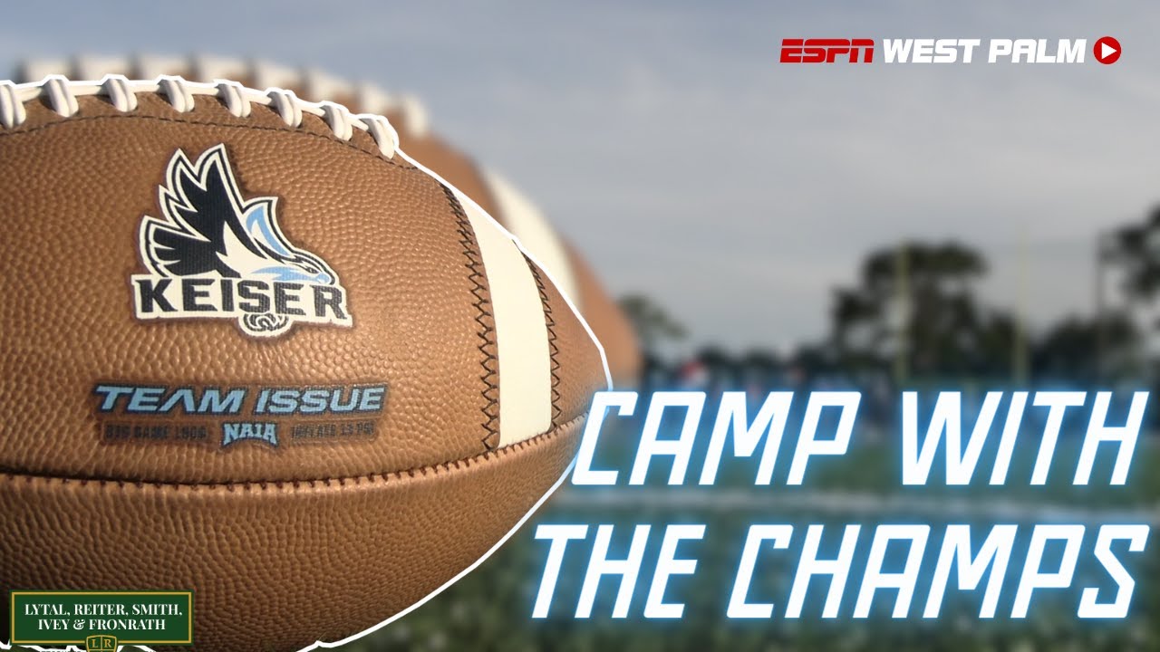 Keiser Football Hosts Team Camp | #CollegeFootball - YouTube