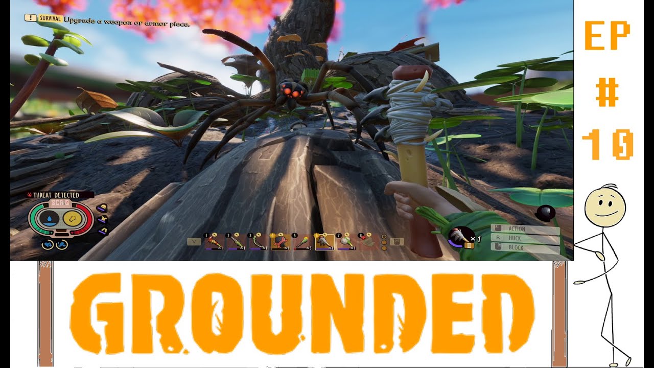 Plank, Wolf Spiders and the Hedge in Grounded - YouTube